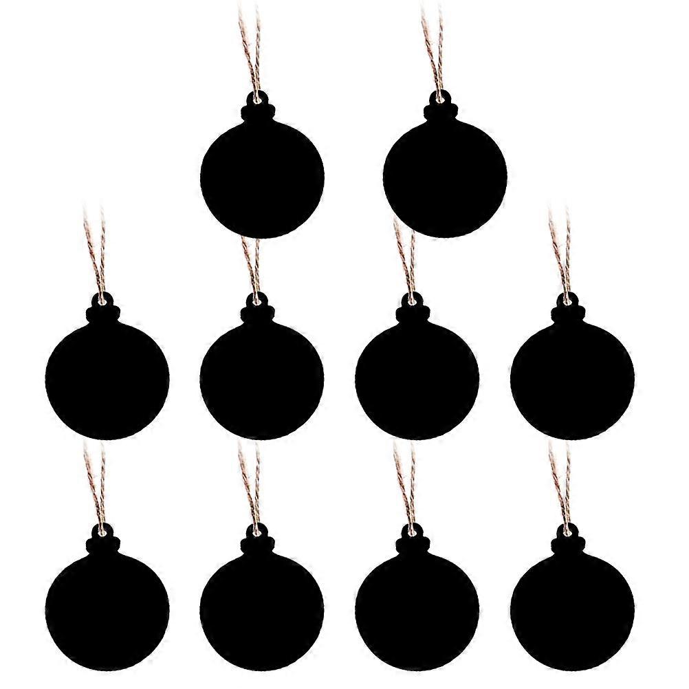 10 Pcs Chalkboard Sign Hanging Price Tags Wooden Price Tags DIY Wood ...