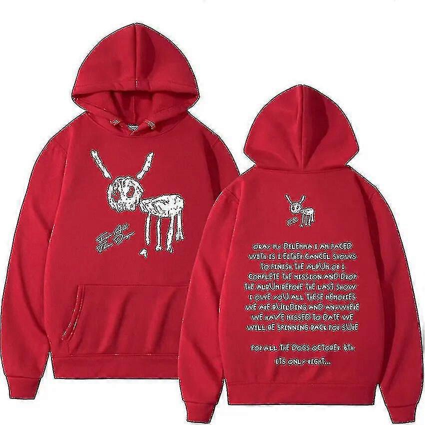 Rapper Drake For All The Dogs Letter Hoodie Men's Hip Hop Vintage ...