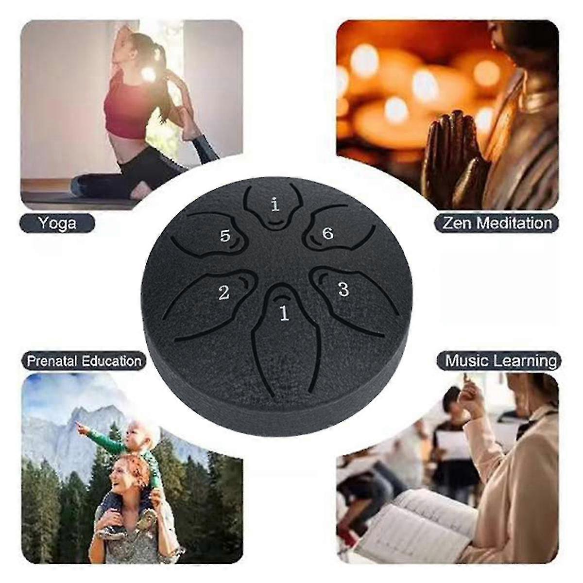 Rain Drum For Outside Steel Tongue Drum, 6 Notes 3 Inches Chakra Tank ...