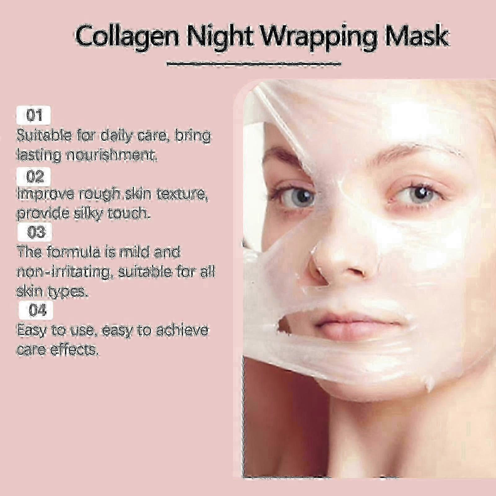 Collagen Tear Mask Gentle Exfoliating, Hydrating, Nourishing And ...