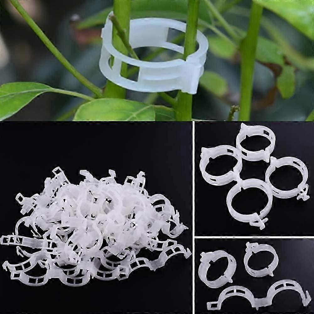 100 Pack Garden Plant Clips, For Tying Plants Twine Vine Trellis Cages ...