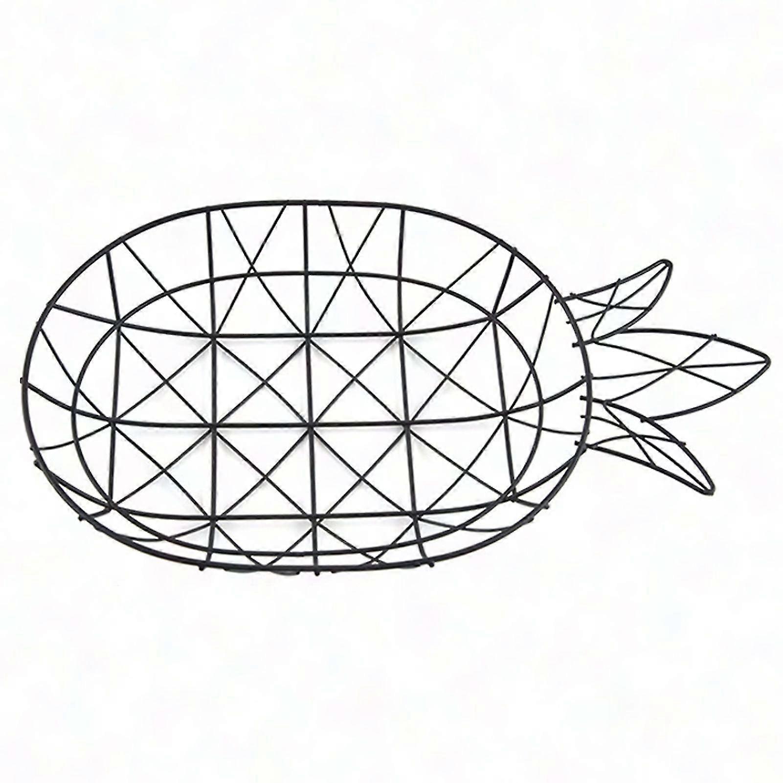 Black Metal Wire Fruit Bowl for Fresh Produce Storage | Fruugo UK