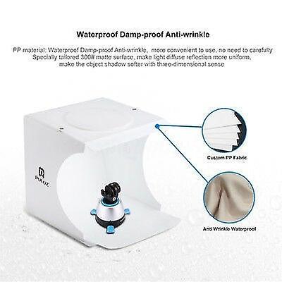 Portable mini led studio photo box light photography prop backdrop room ...