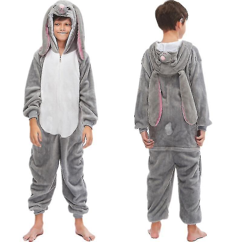 Big Ear Rabbit Costume Pajama Onesie Kigurumi Jumpsuit Nightwear Animal ...