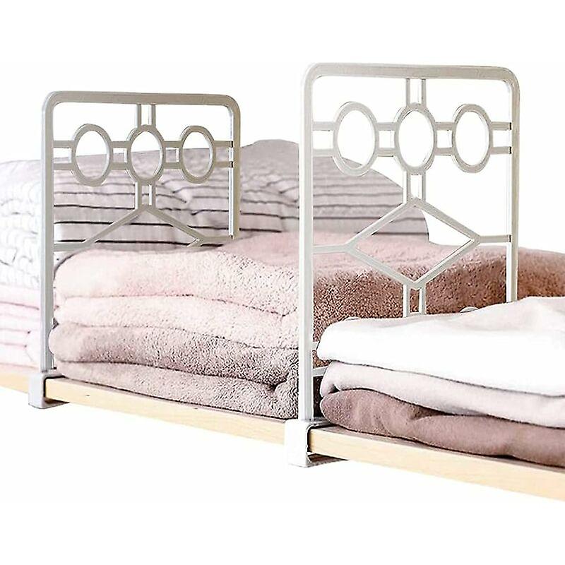 4 Pieces Wardrobe Divider, PP Closet Divider, Closet Shelf Dividers ...