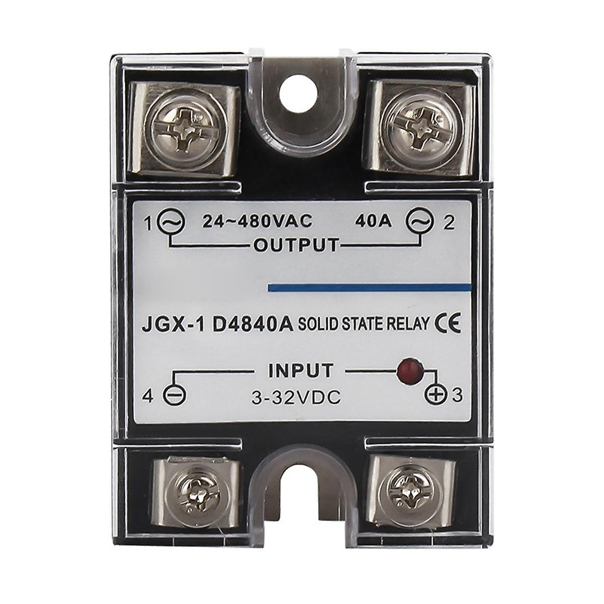 Single Phase Solid State Relay Single Phase SSR DC Control AC Solid ...