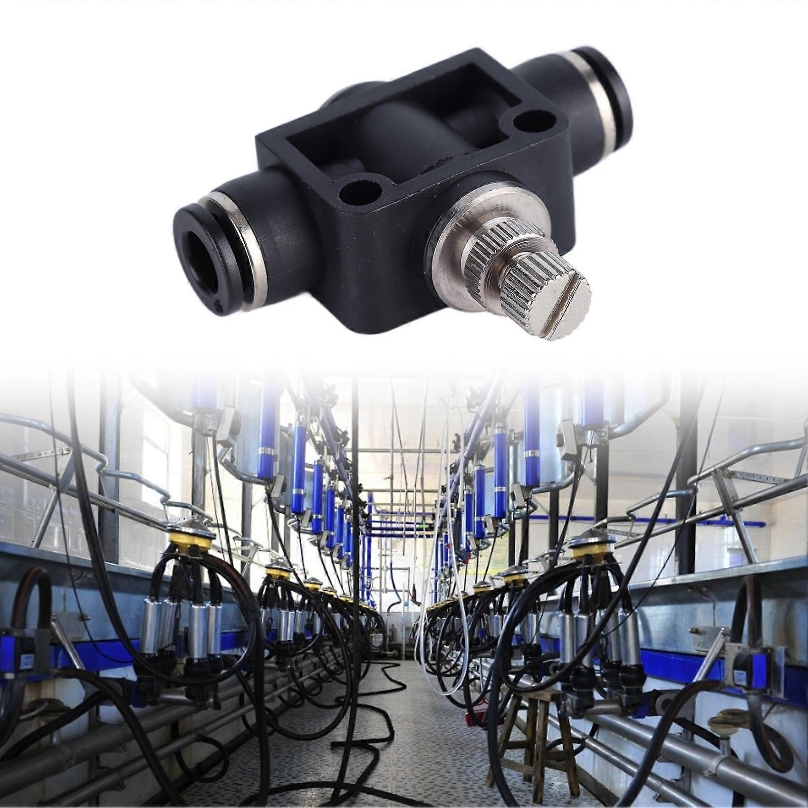 5pcs Pneumatic Throttle Valve Durable Pvc Compression Resistance ...