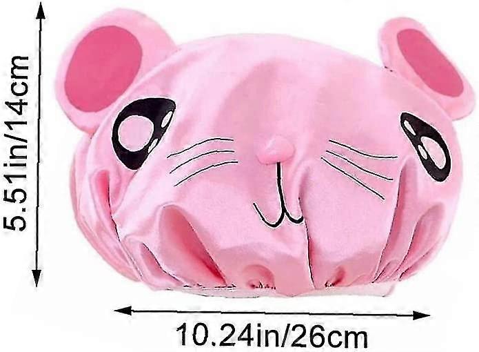 Cartoon Shower Caps Waterproof Children Bath Hat Shower Hair Cover Kids ...