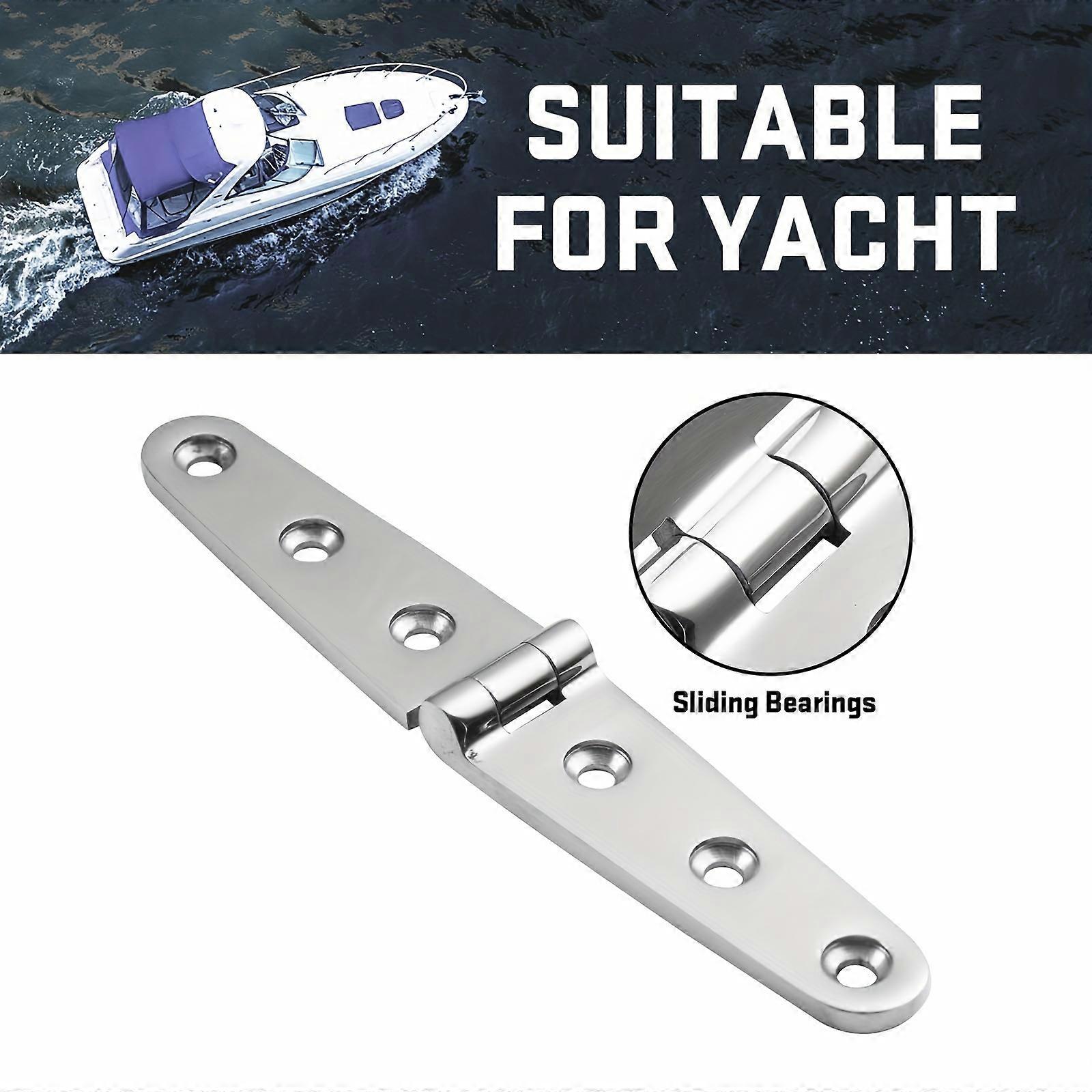 2pcs Boat Hinges, 316 Stainless Steel Hinges, Marine Grade Marine Boat ...