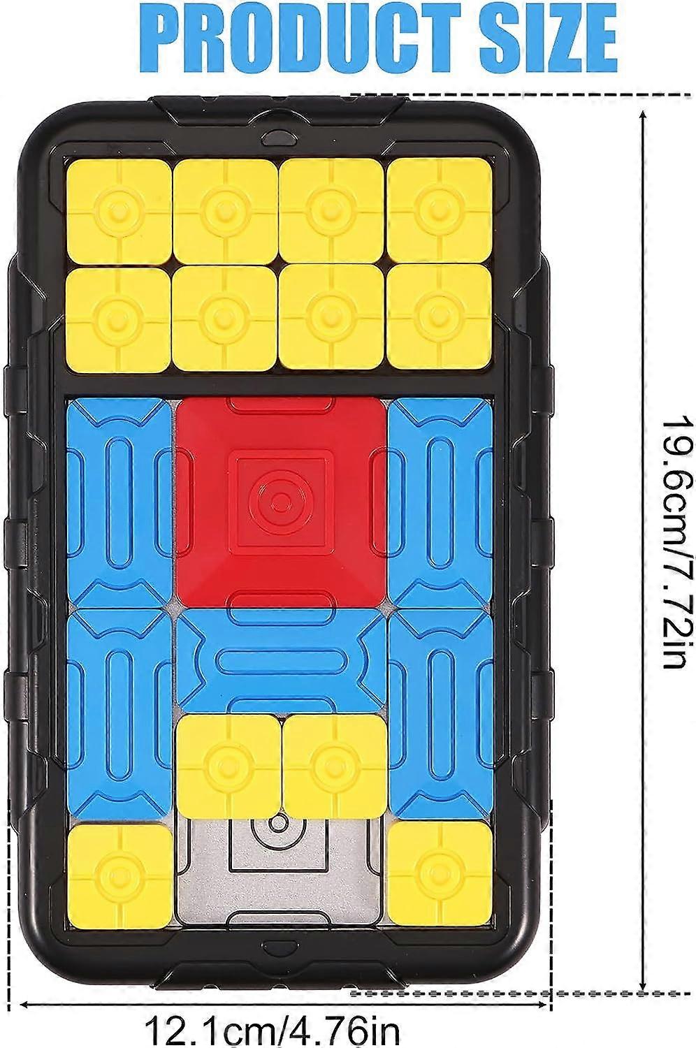 2Pcs Slide Puzzles Brain Games Blocks Puzzle Games with Over 500 Levels ...