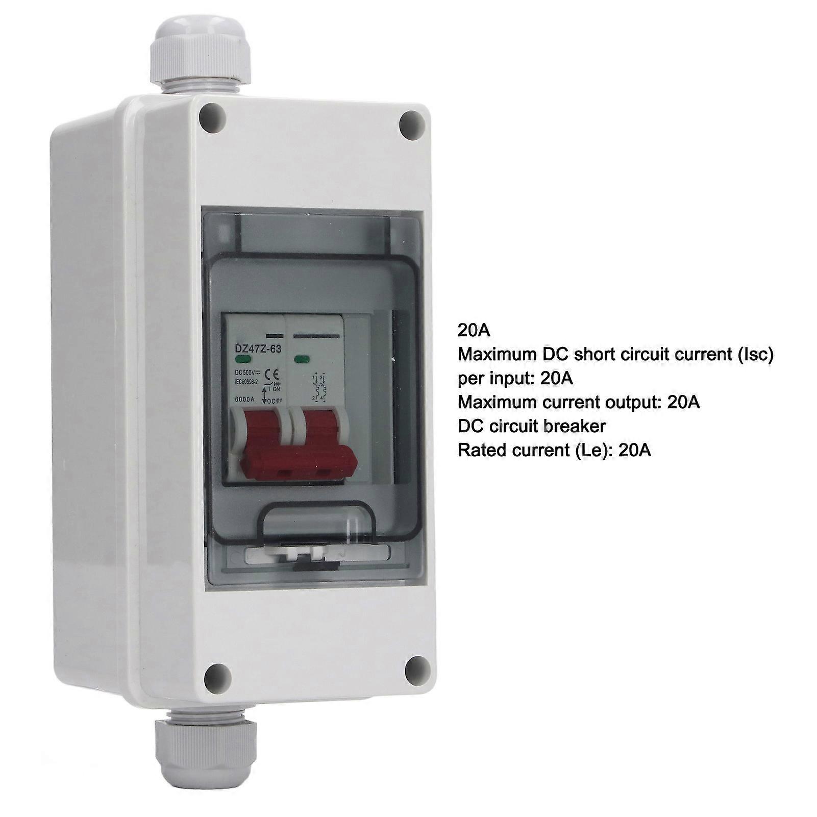 DC500V Photovoltaic Electrical Isolator Switch IP65 Waterproof PV DC ...