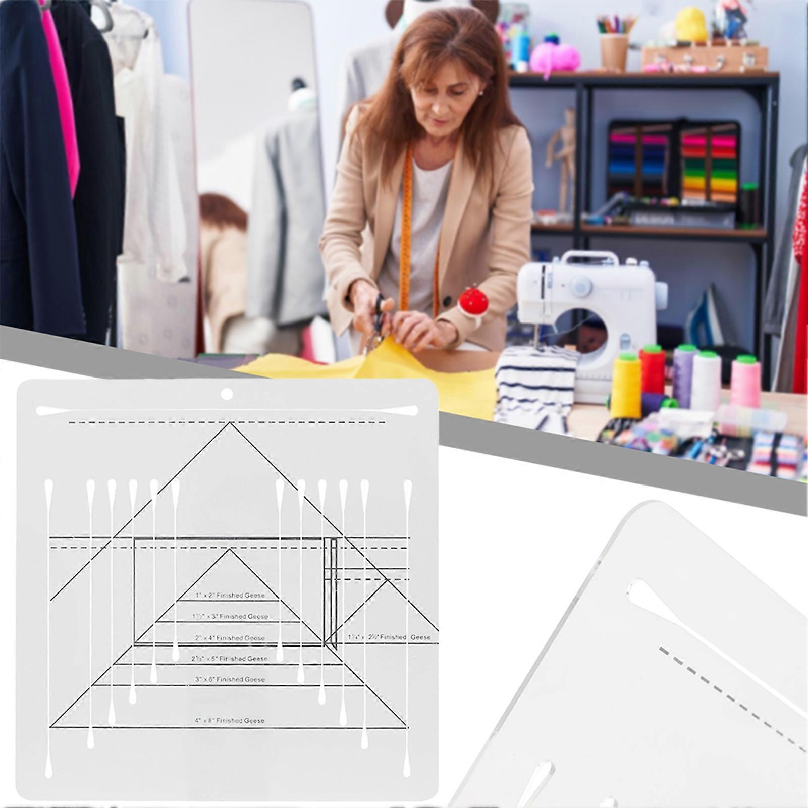 Ultimates Flying Geese Ruler Multipurpose Sewing Tool for Household ...