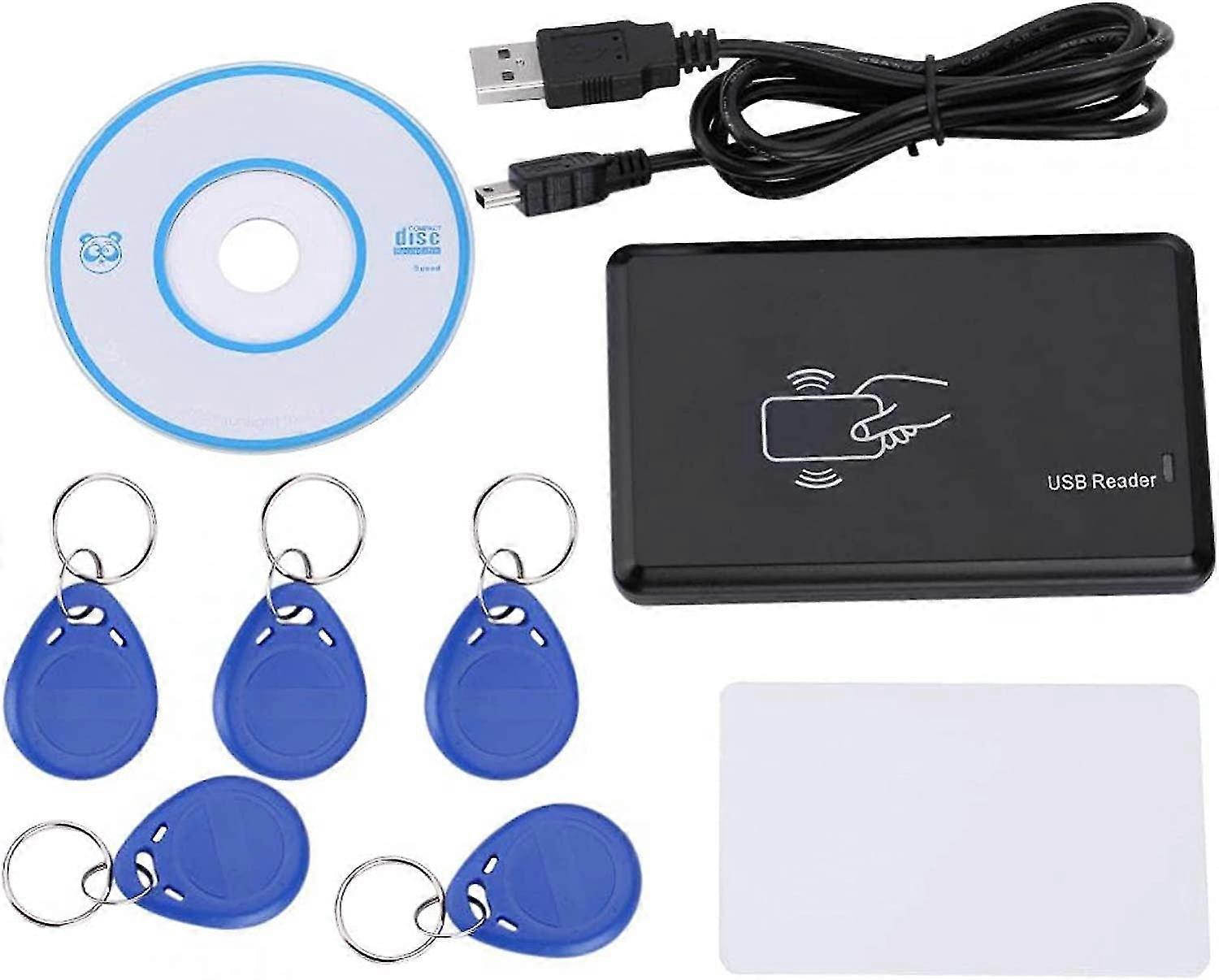 Rfid Reader Writer Card Reader, Usb Id Card Writer & Copier 125khz Usb ...