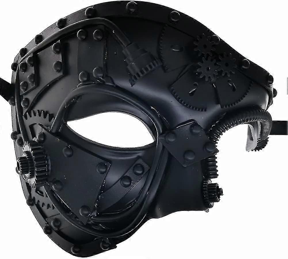Cyberpunk mask Steampunk Metal Cyborg Venetian Mask, Masquerade Mask ...