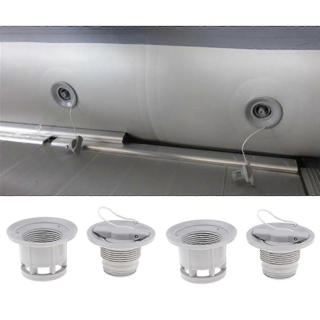 2 Pack Universal Air Valve Adaptor Inflatable Boat Tender Raft Dinghy ...
