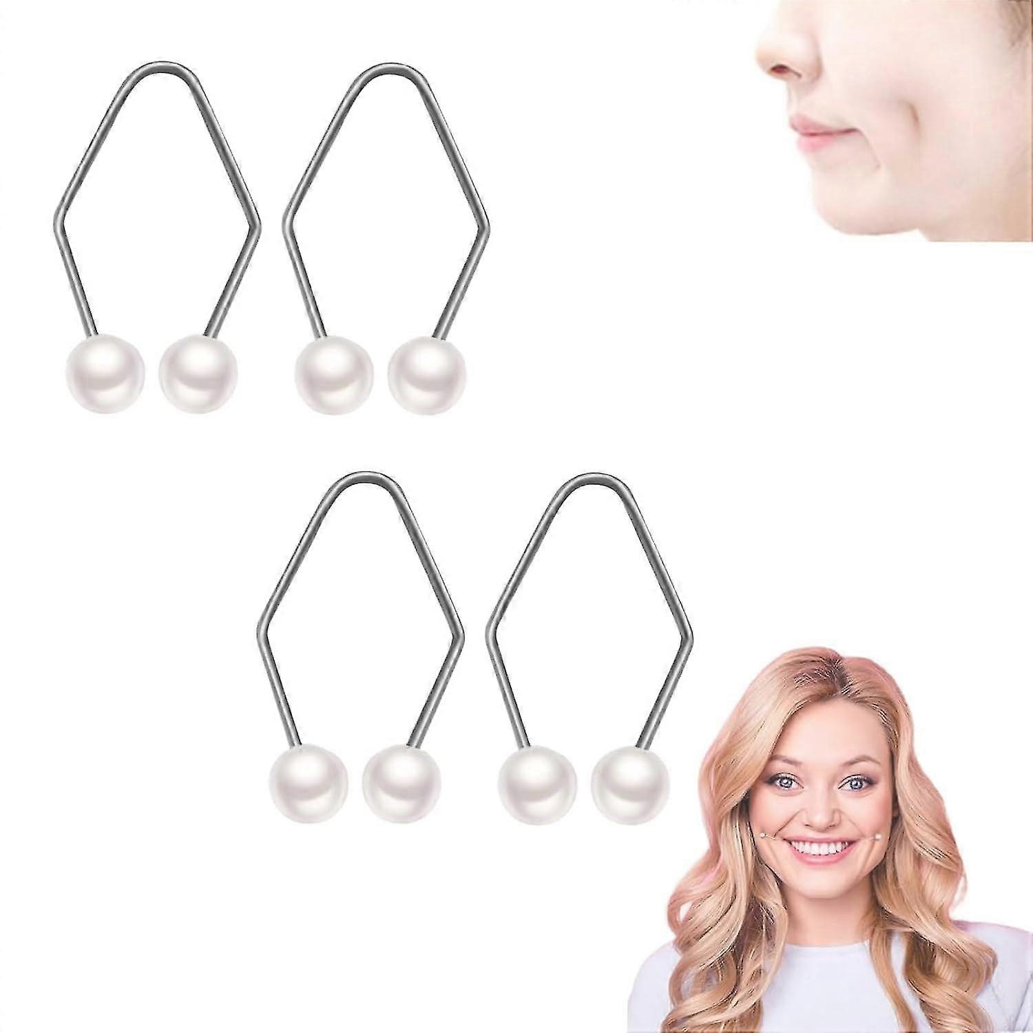 2pairs Dimple Makers - Dimple Trainer For The Face,natural Smile ...