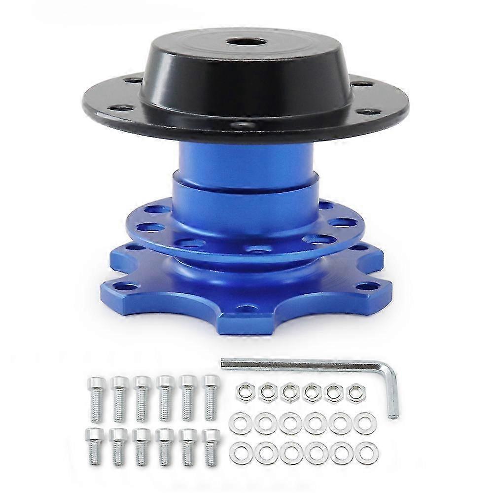 Universal Aluminum Steering Wheel Quick Release Hub Adapter For 6 hole ...