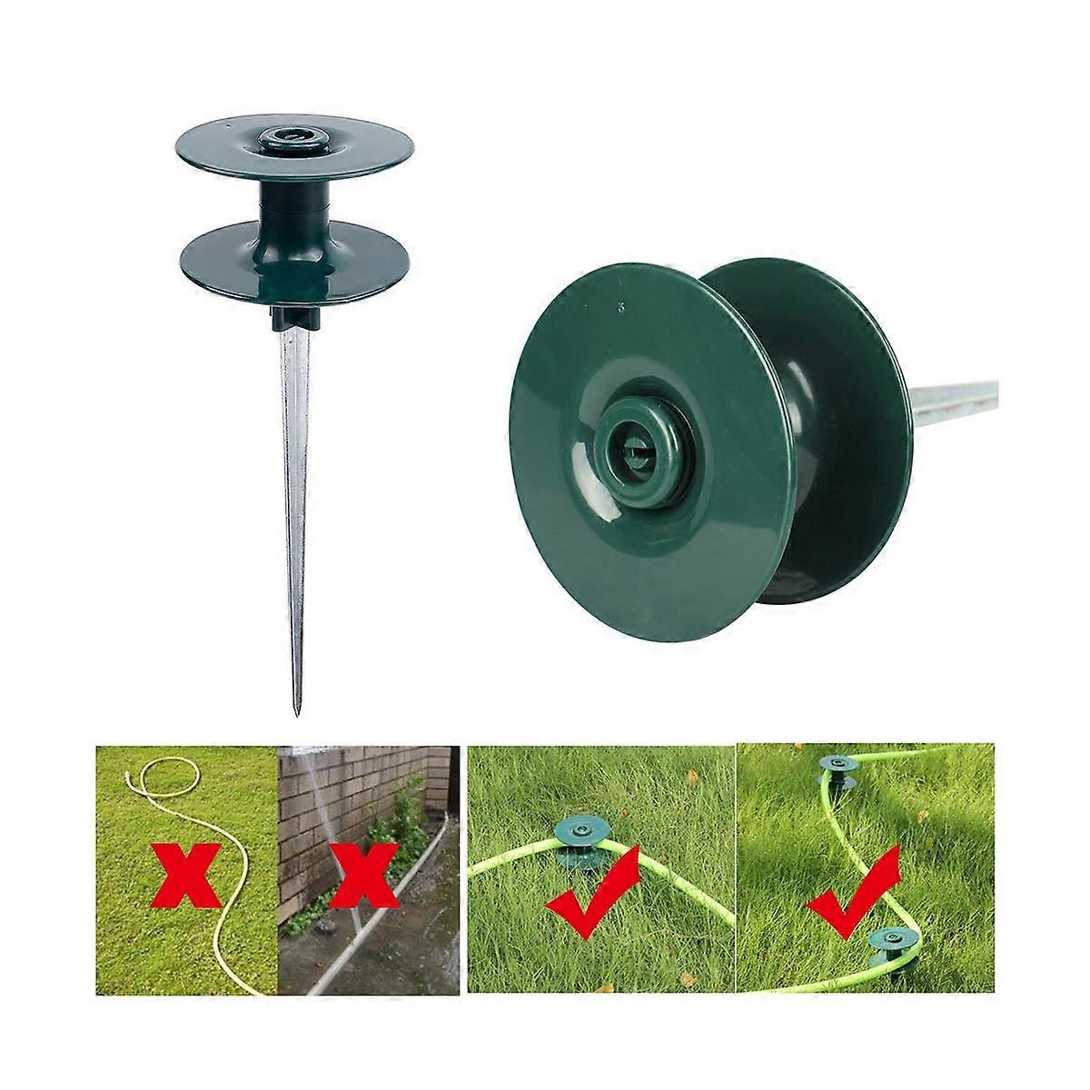 4 Pack Garden Hose Guide Spikes, Hose Guide on Zinc Garden Hose Guide ...