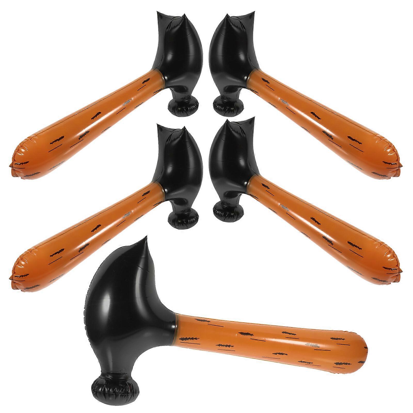 5pcs Pool Party Inflatable Hammer Prop Decorative Toy Hammer Funny ...