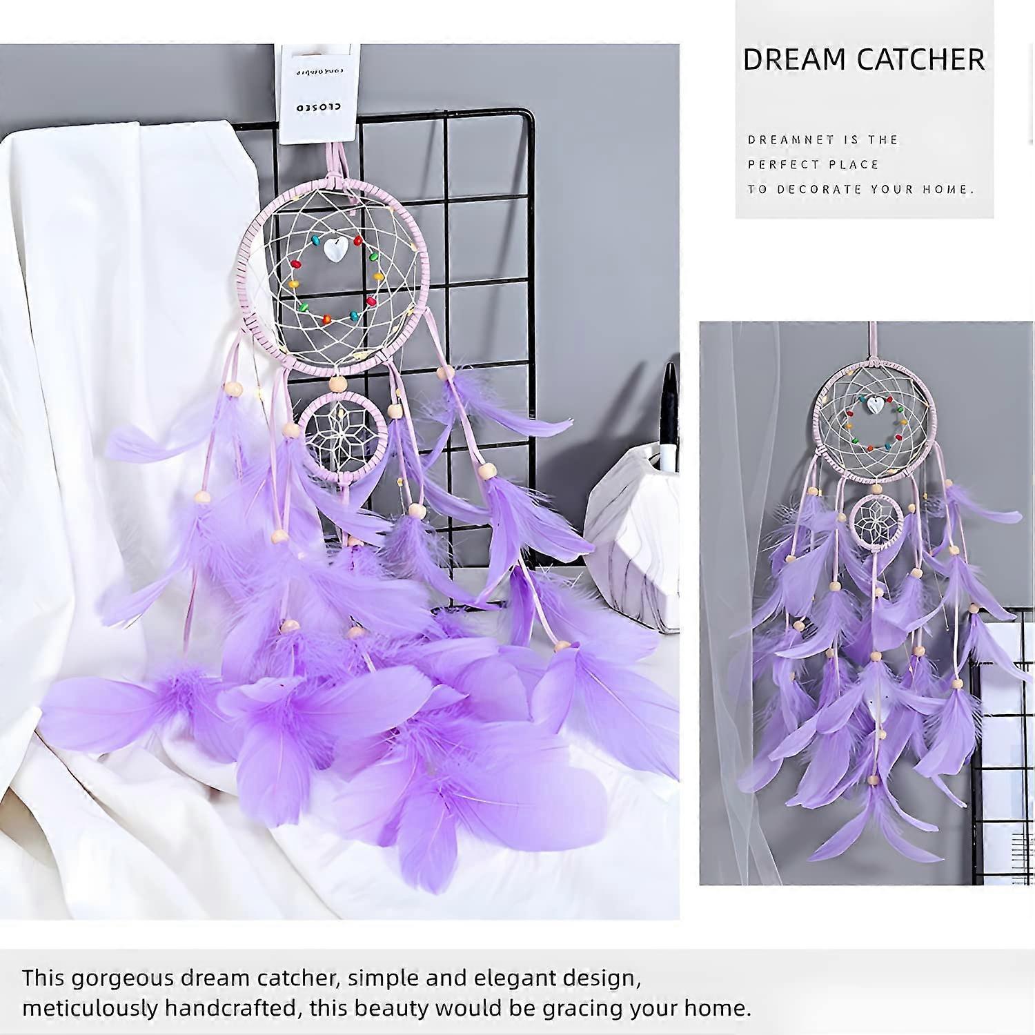 Dream catcher Wall Decor, Handmade Dream Catcher with LED Light ...