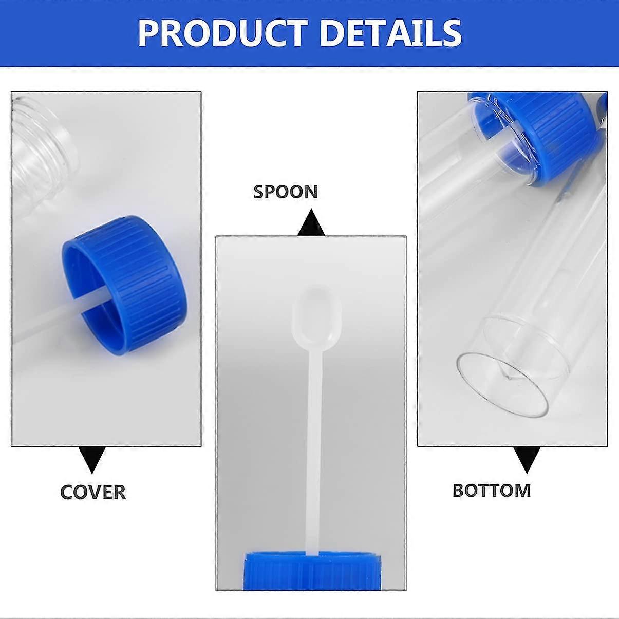 10pcs Stool Specimen Cup Stool Container Test Tubes Sample Specimen ...
