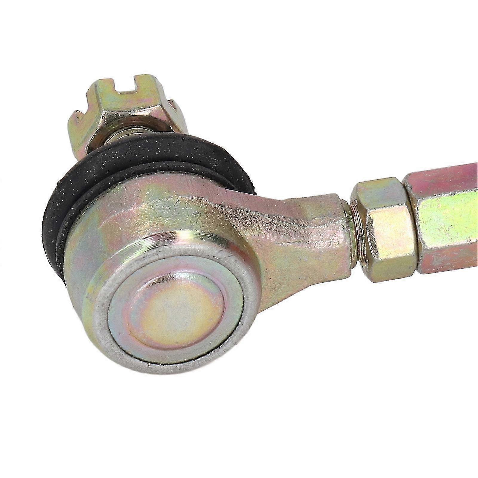 2 Pcs Steel Alloy Tie Rod Ball Joint Set with M10 10mm Thread for ATVs ...