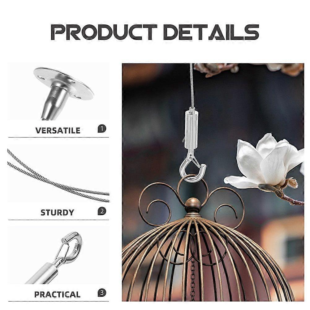 Heavy Duty Stainless Steel Wire Rope Picture Hanging Wire Rope Hook For ...