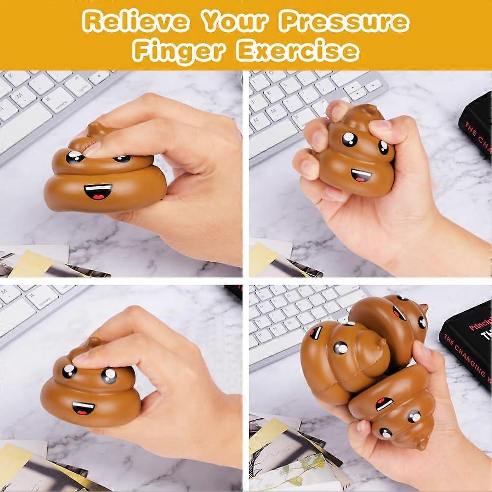 Fake Poop Stress Balls - Hand Exercise Toys - Anxiety Relief for Kids ...