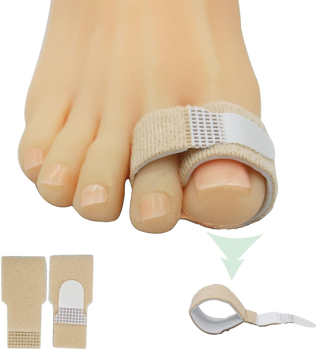8pcs Fabric Hammer Toe Wraps,toe Bandages Brace,toe Corrector For ...