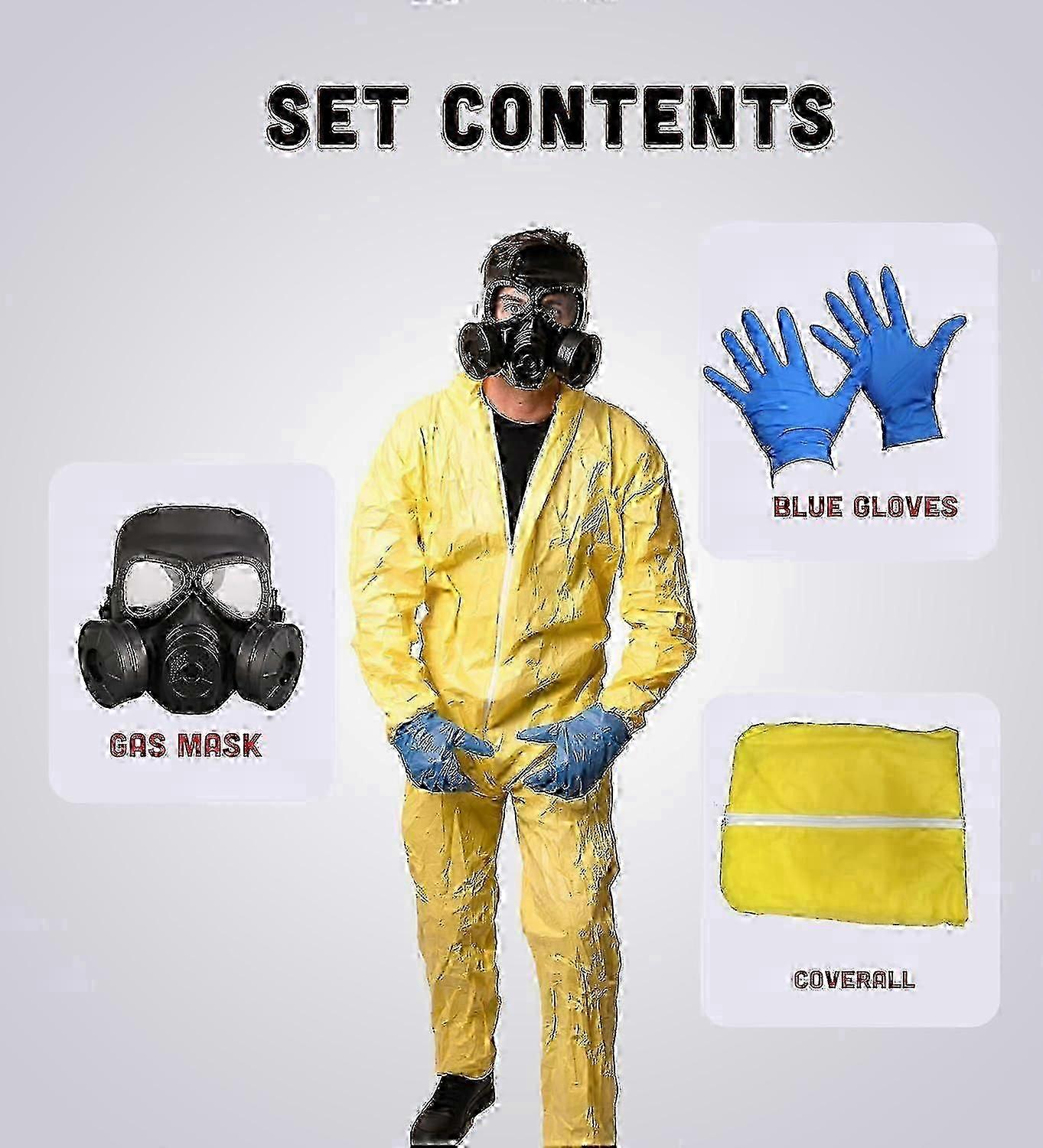 3-Piece Meth Cook Costume, Halloween Breaking Bad Cosplay \nCostumes ...