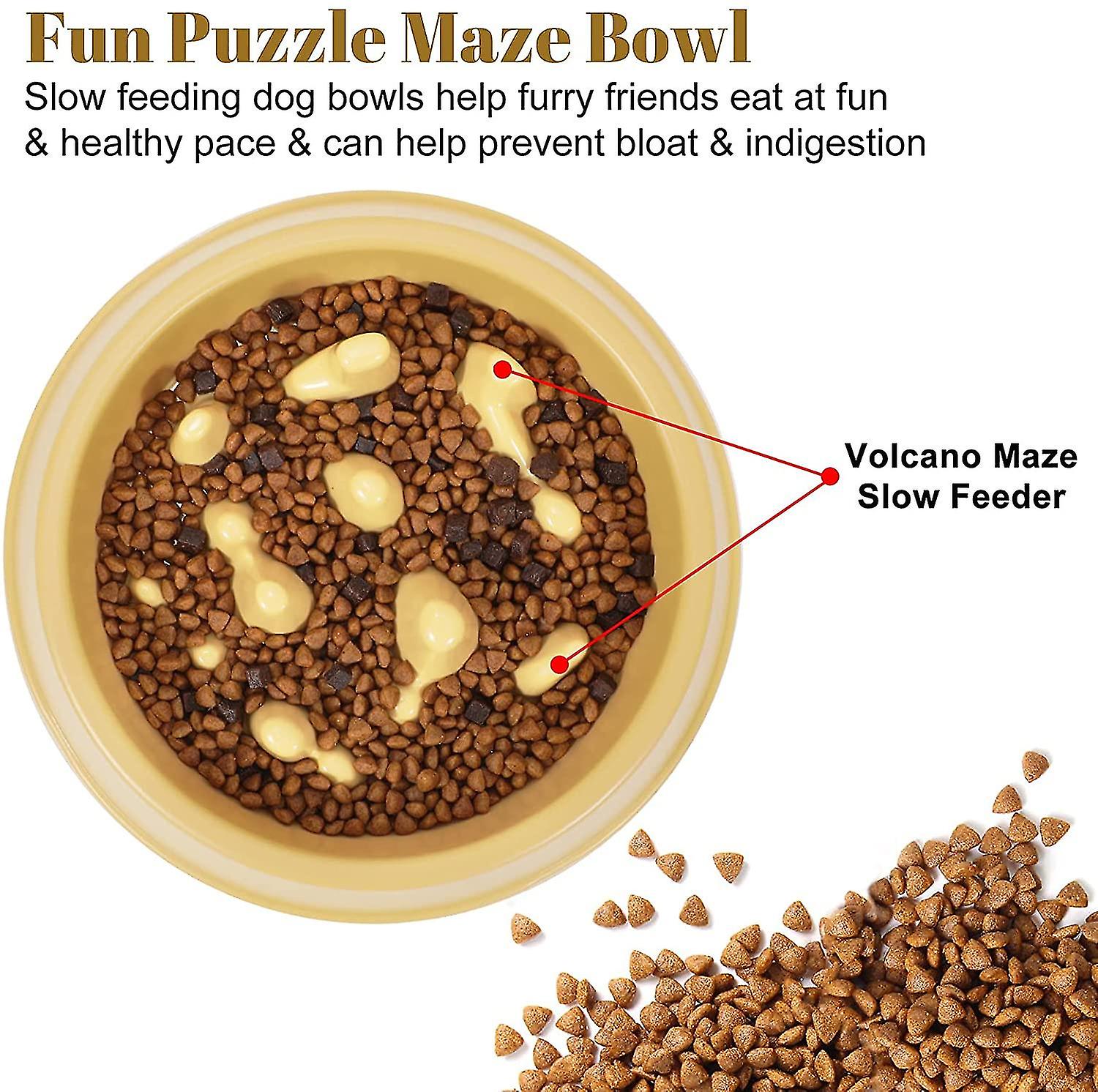 Slow Feeding Dog Plate Suitable For Small And Medium-sized Dogs And ...