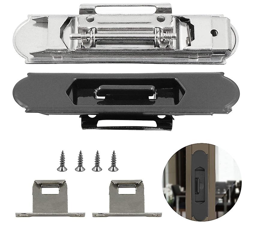 2 Pieces Sliding Door Window - Stainless Security With Single Bayonet ...