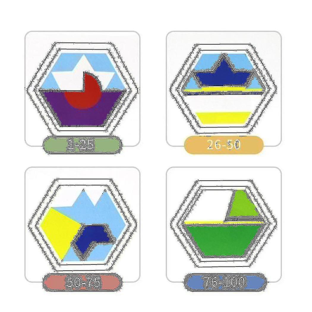 Preschool Color Code Games Logic Jigsaws For Kids Figure Cognition ...