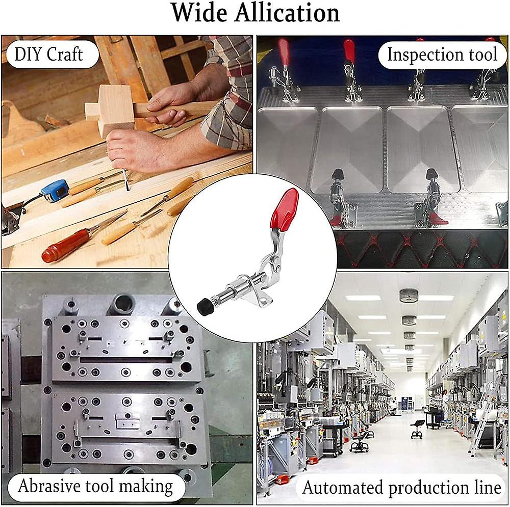 4 Pieces Toggle Clamp, Toggle Clamp, Quick Toggle Clamp, Release Toggle ...