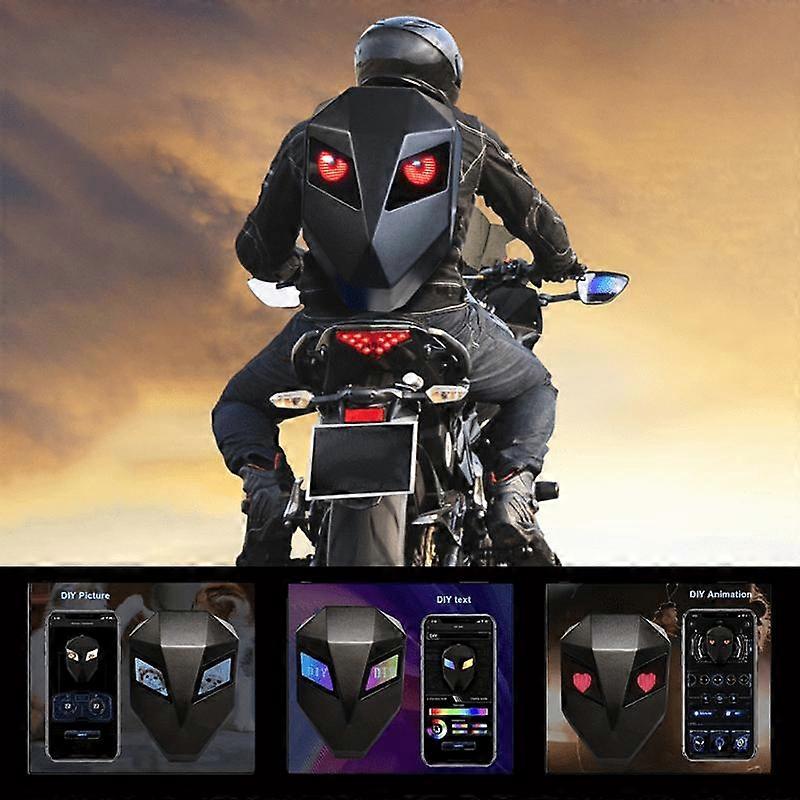 LED Motorcycle Riding Backpack, Knight Backpack, Laptop Bag, Hard Shell ...