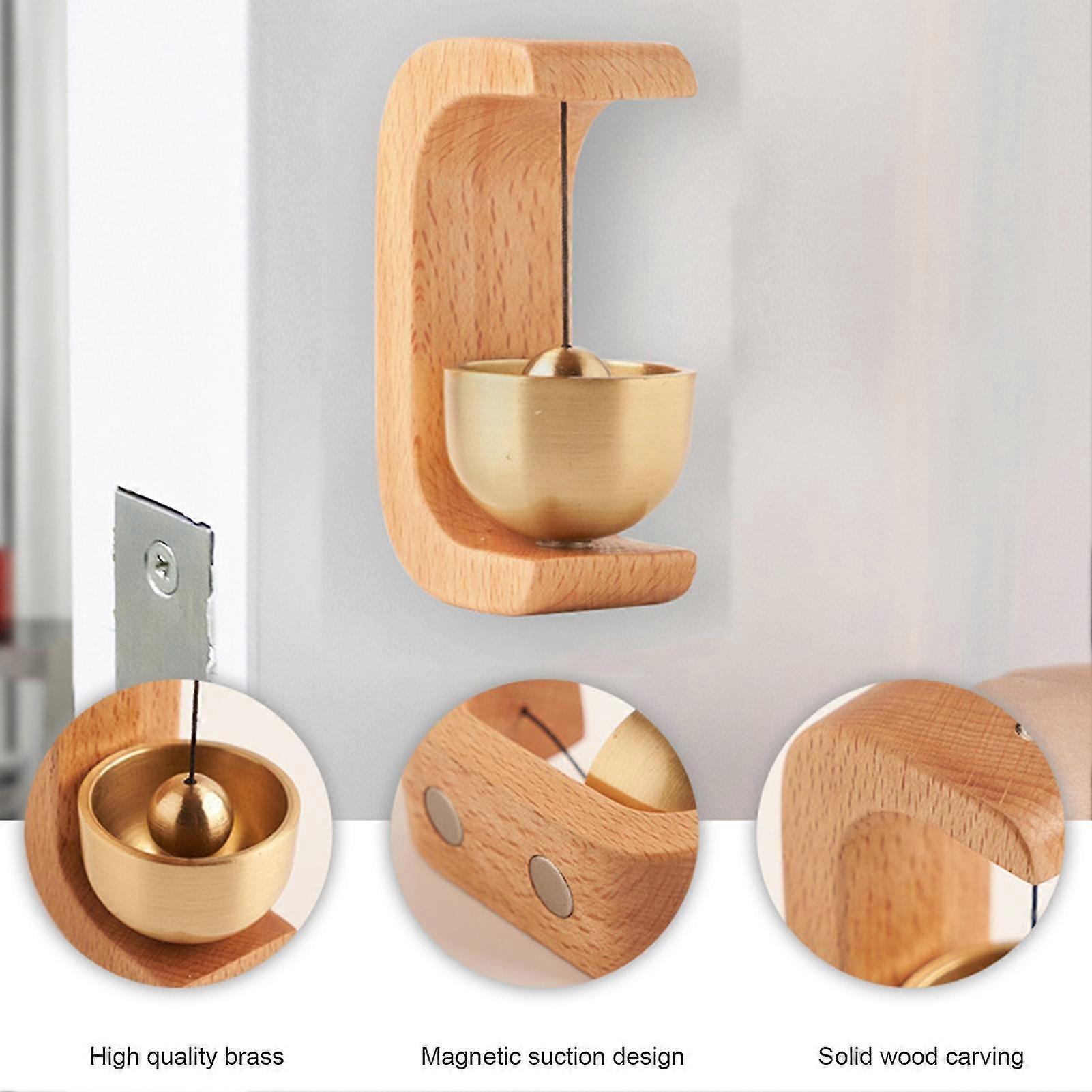 Door Bell Durable Easy To Install Loud Sound Solid Wood Frame Shop ...