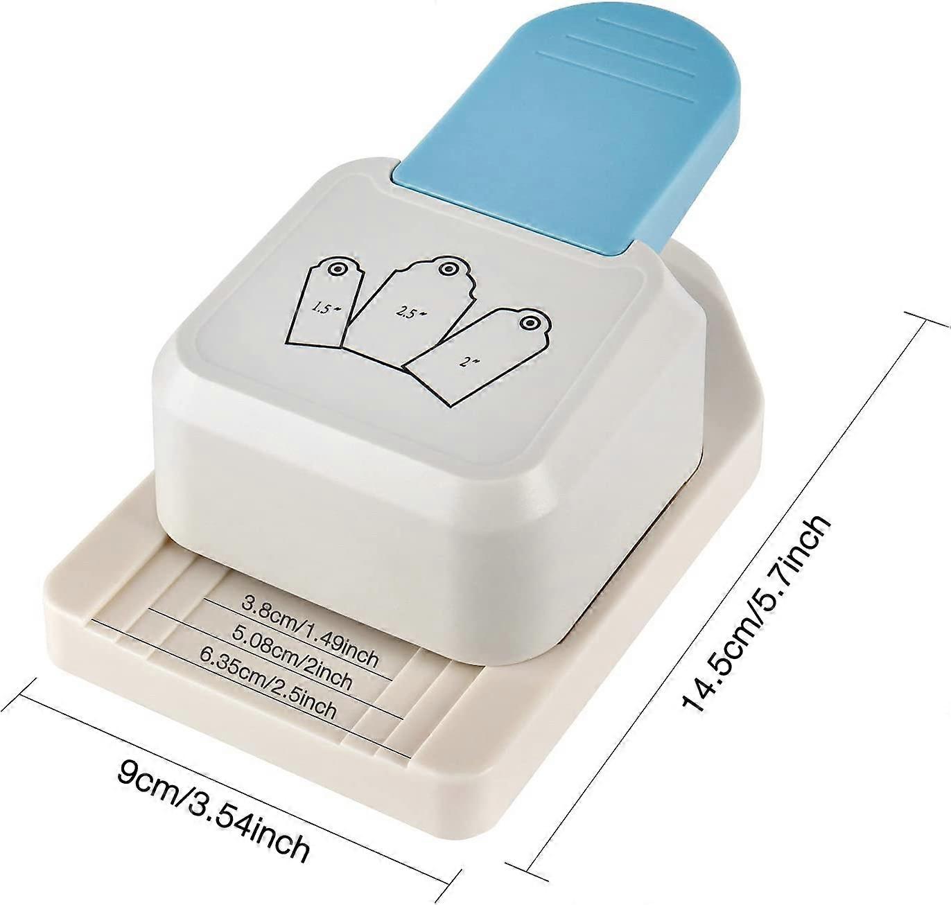 Label Punch, 3 in 1 Craft Paper Punch Punches for Book Mark Card Making ...