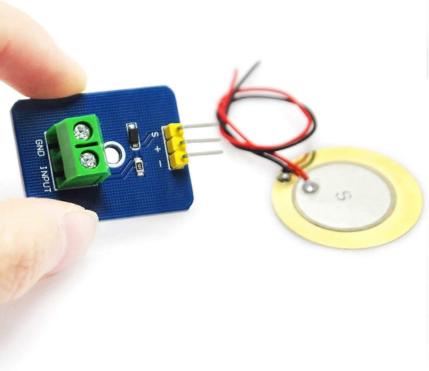 Module de capteur de vibration pizo analogique en cramique pour Arduino DIY Kit (bo?tier de 5 ...