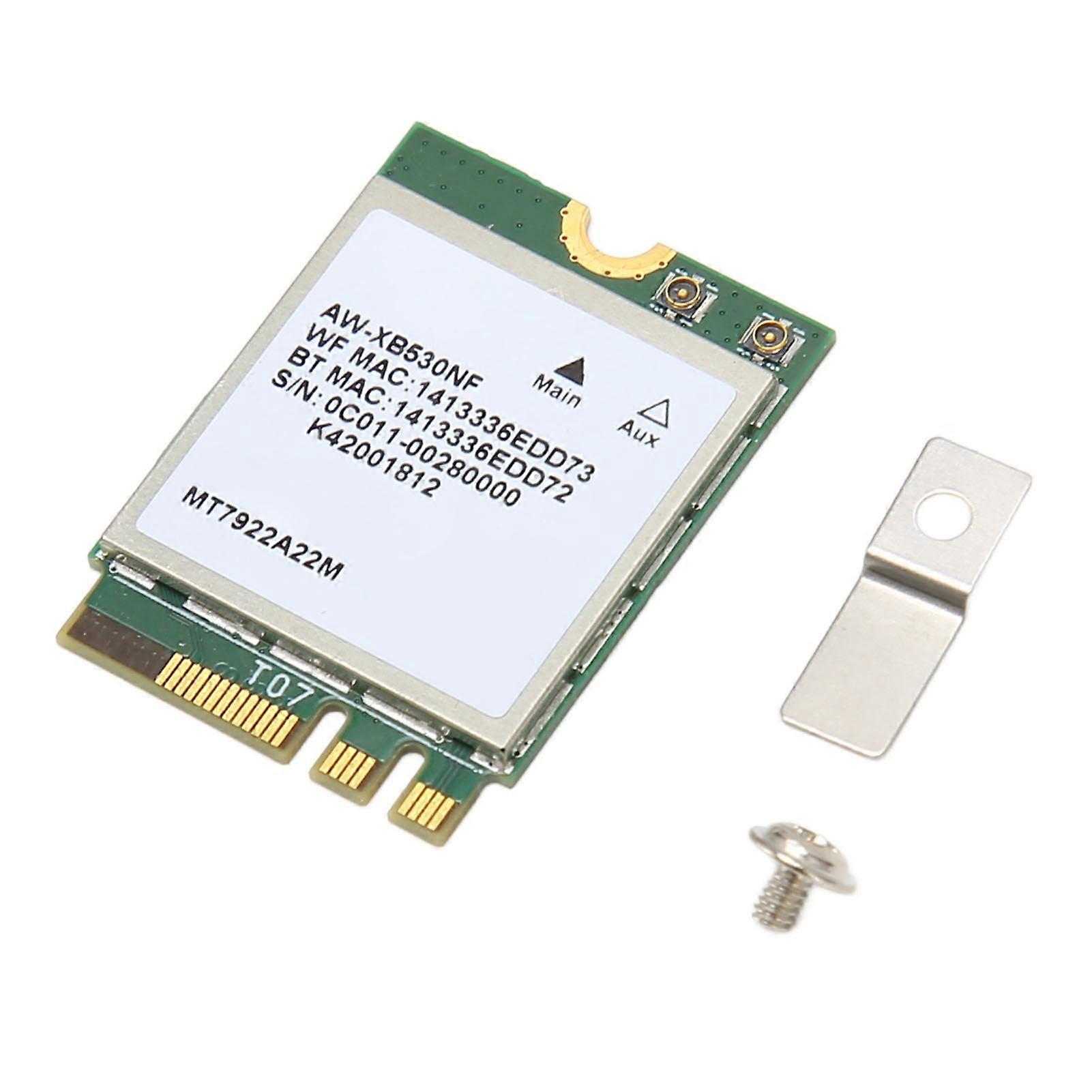 M.2 WIFI 6E Card 5374Mbps Triple Band 2.4G 5G 6G Support MU MIMO Bluetooth 5.2 M.2 Laptop ...