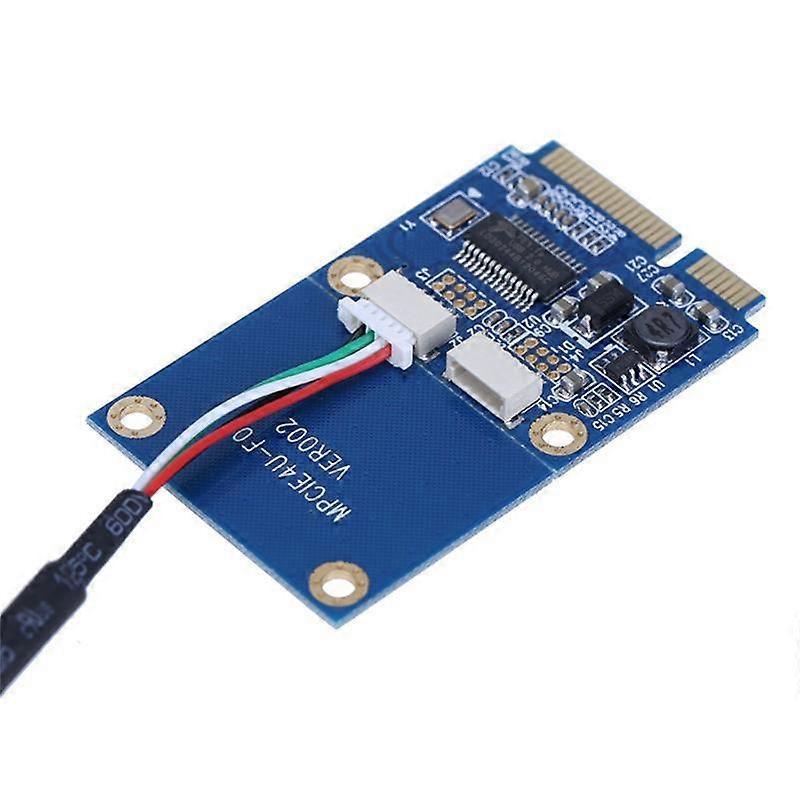 Mini PCI-E PCI Express to Dual USB Adapter MPCIe to 5 Pin 2 Port USB2.0 ...