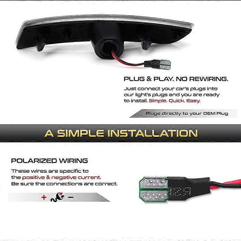 For Chevy Camaro Front Rear Side Marker Light Assemblies Turn ...