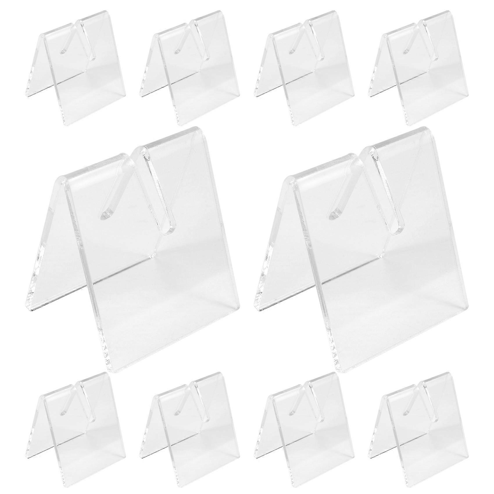 10PCS Clear Acrylic Knife Blade Display Stand Holders Folding Knife ...