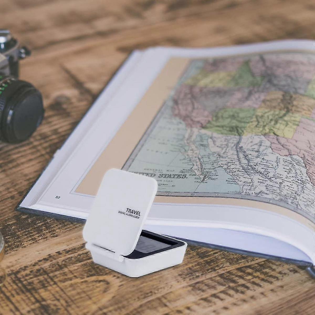 Small Digital Travel Alarm Clocks,battery Operated Mini Travel Clock ...