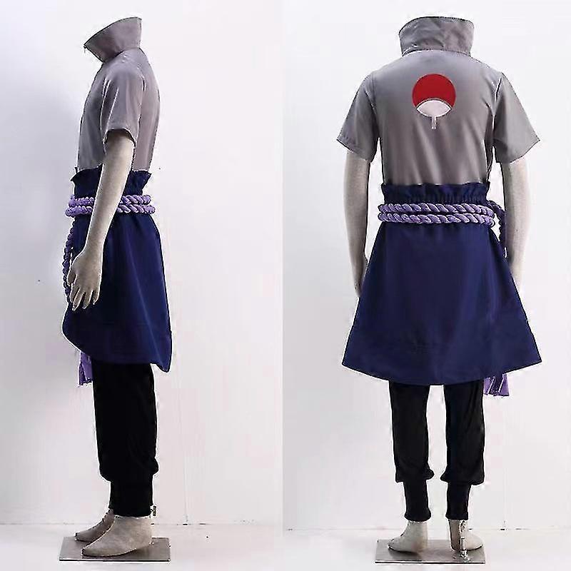 Uchiha Sasuke Cosplay Costume For Adults Anime Uniform Halloween ...