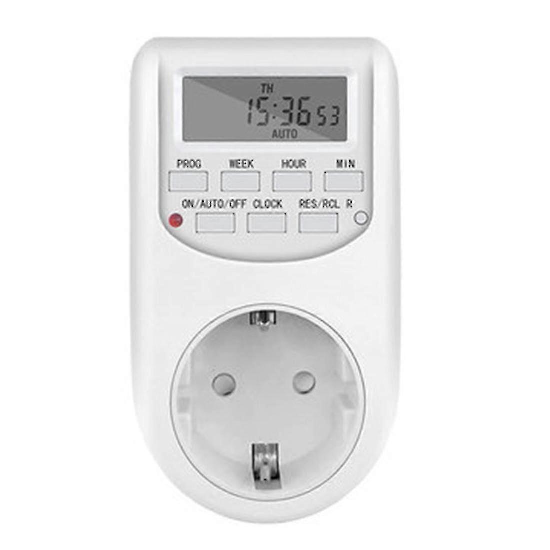 Eu Plug-in Programmable Timer Switch Socket 50hz With Summer Time | Fruugo UK