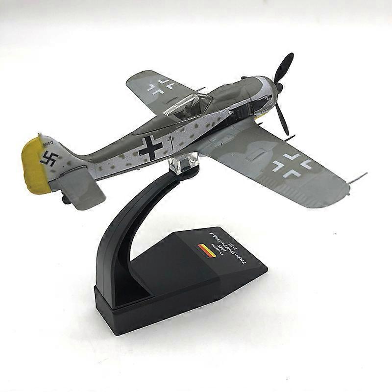 Metal 1:72 Germany Focke-Wulf Fw190A-8 Fighter Diecast Plane Aircraft ...