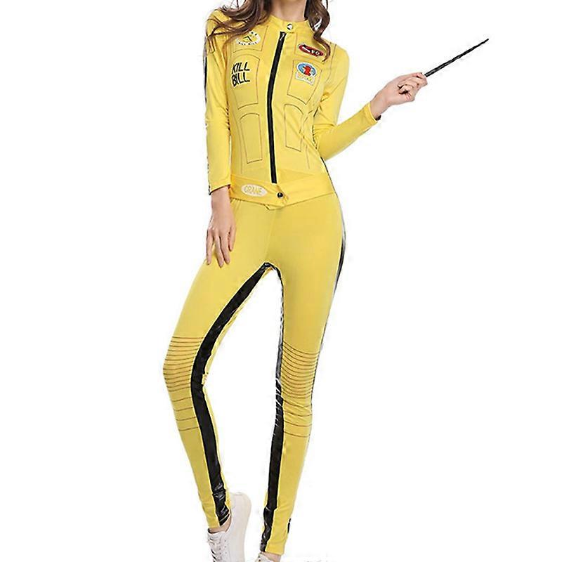 Kill Bill, Bride of Kill Bill, Yellow Jumpsuit Cosplay Costume | Fruugo UK