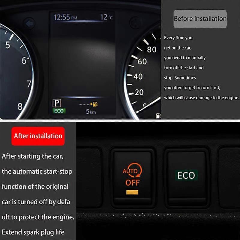 Automatic Stop Start car switchSystem Off Closed Closer Button Device ...