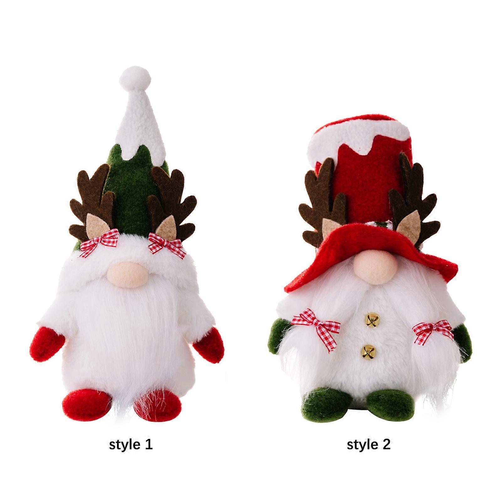 Christmas Gnome Plush Elf Xmas Toys Home Ornaments Adorable Design ...