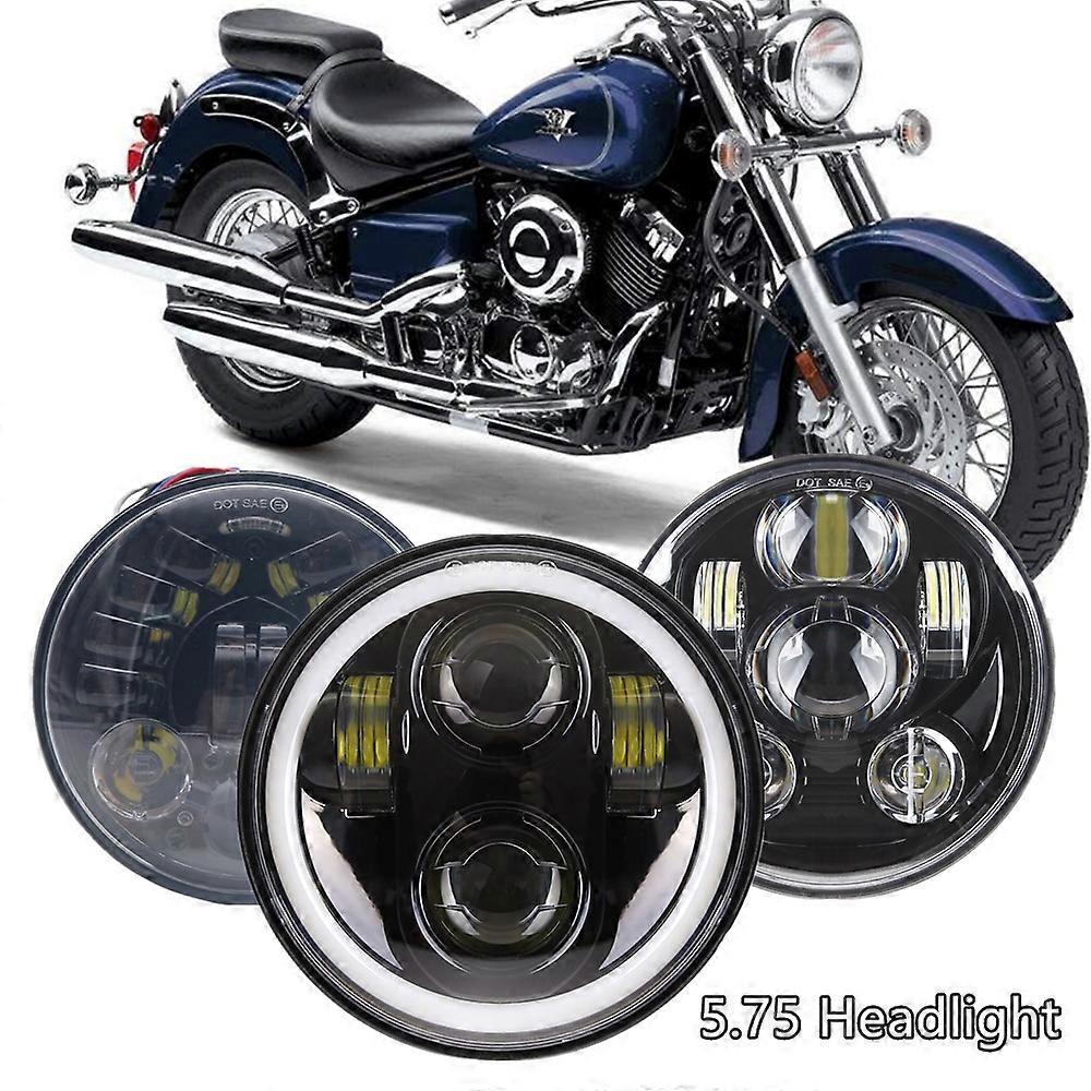 5-3/4" 5.75 LED Headlight for Yamaha V-Star XVS 650 950 For Motorcycle ...